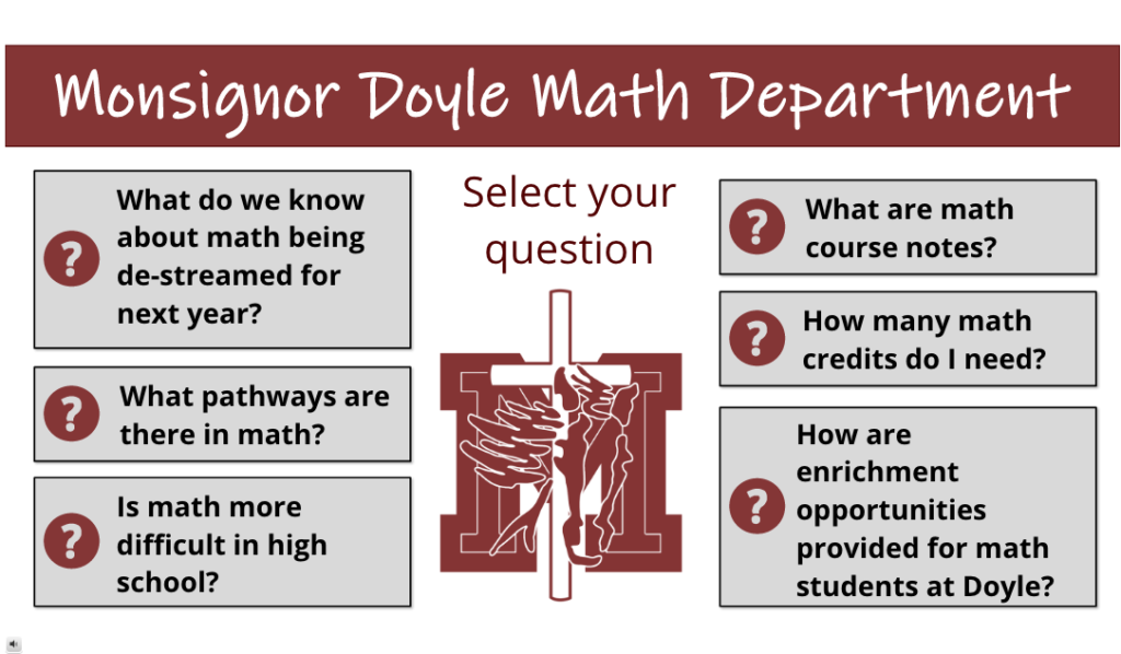 math - Monsignor Doyle C.S.S.