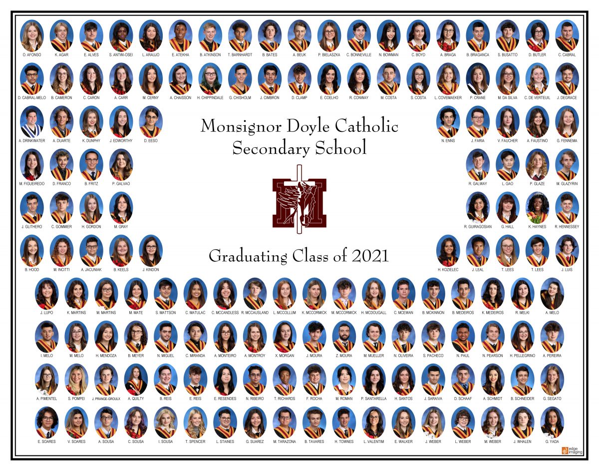 Graduation 2021 - Monsignor Doyle C.S.S.