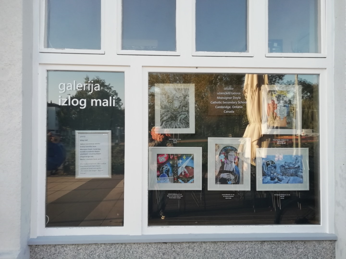 Art Exhibit of Monsignor Doyle Students Artwork in Croatia - Monsignor ...